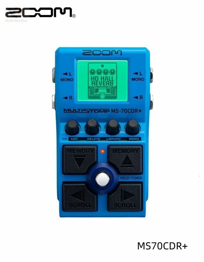 ZOOM MS70CDR+ (периферийный эффект гитарного баса)