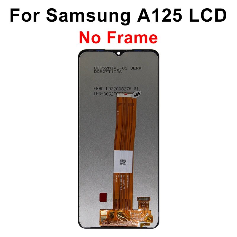 Сенсорный экран для Samsung Galaxy A12 LCD дисплей A125 SM-A125F A125U дигитайзер для замены экрана Samsung A12