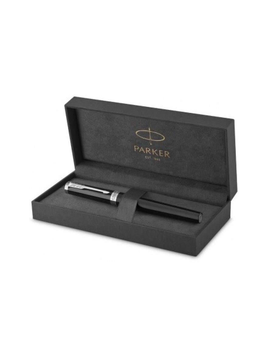 Ручка перьевая Parker Ingenuity Core F570 (2181994) Black СT F сталь нержавеющая подар. кор.