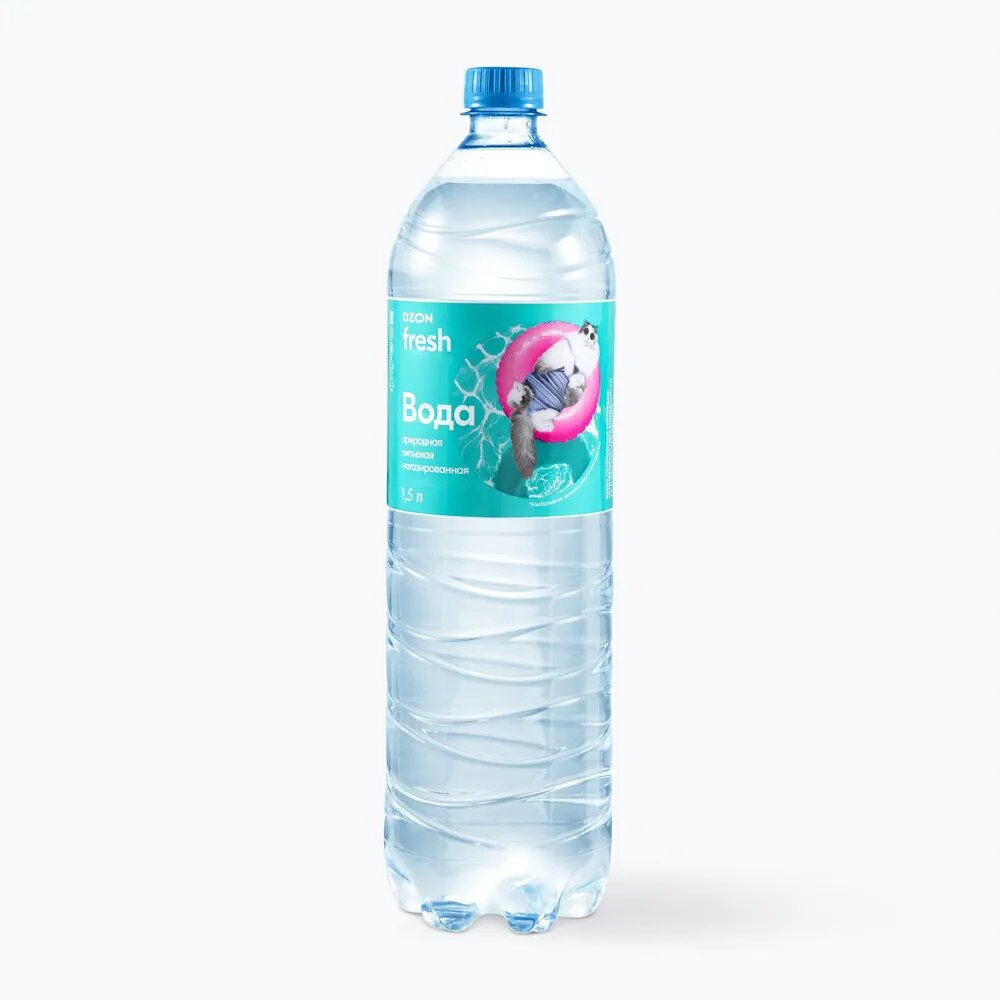 Вода питьевая Ozon fresh, негазированная, 1,5 л