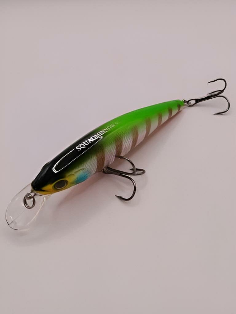 Воблер минноу Jackall Squad Minnow 95SP, 95мм, 14г на судака, окуня, щуку