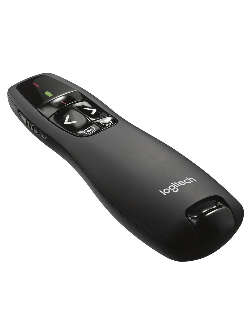 Презентер Logitech R400 Radio USB (15м) черный