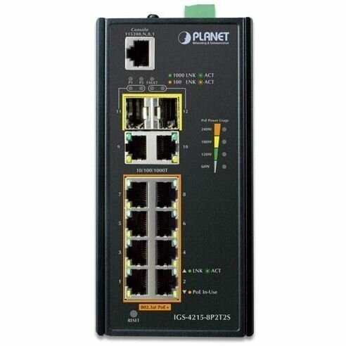 Коммутатор Planet IGS-4215-8P2T2S