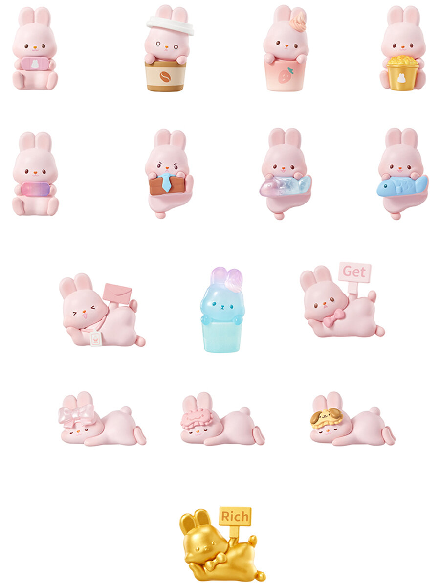 Фигурка Аниме MOMO BUNNY 24h Life Diary Series в ассортименте 1 шт Blind Box