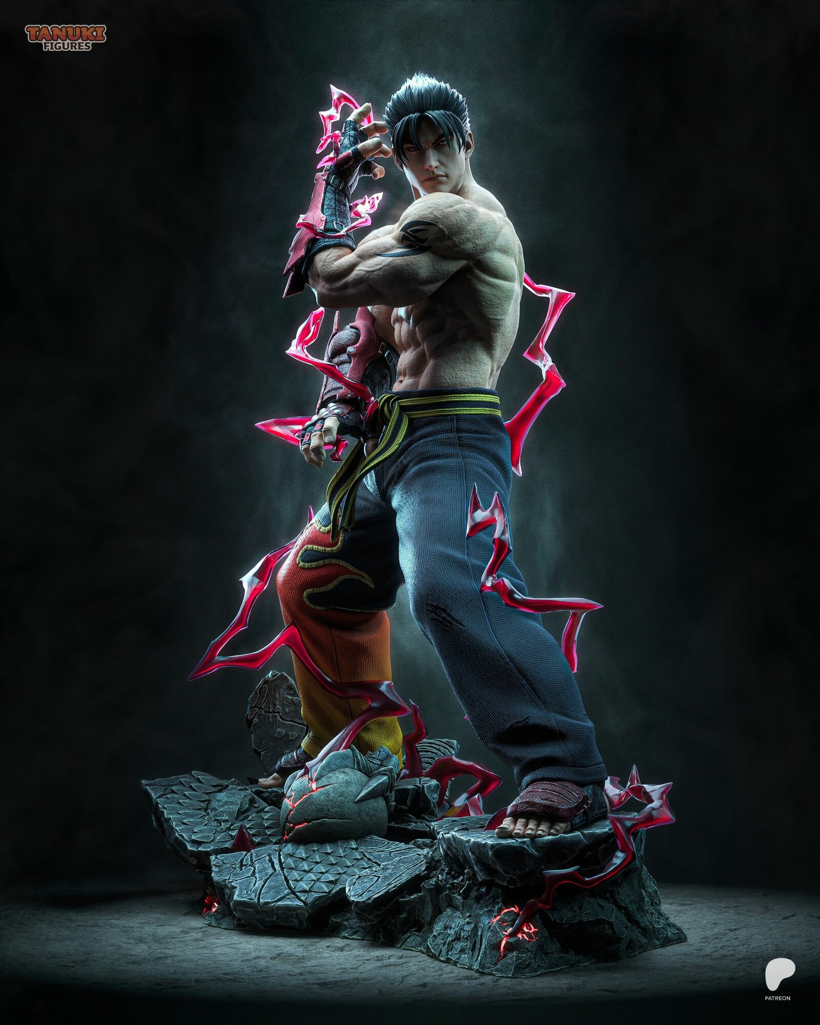 Сборная модель Jin Kazama (Tekken), 310мм для покраски