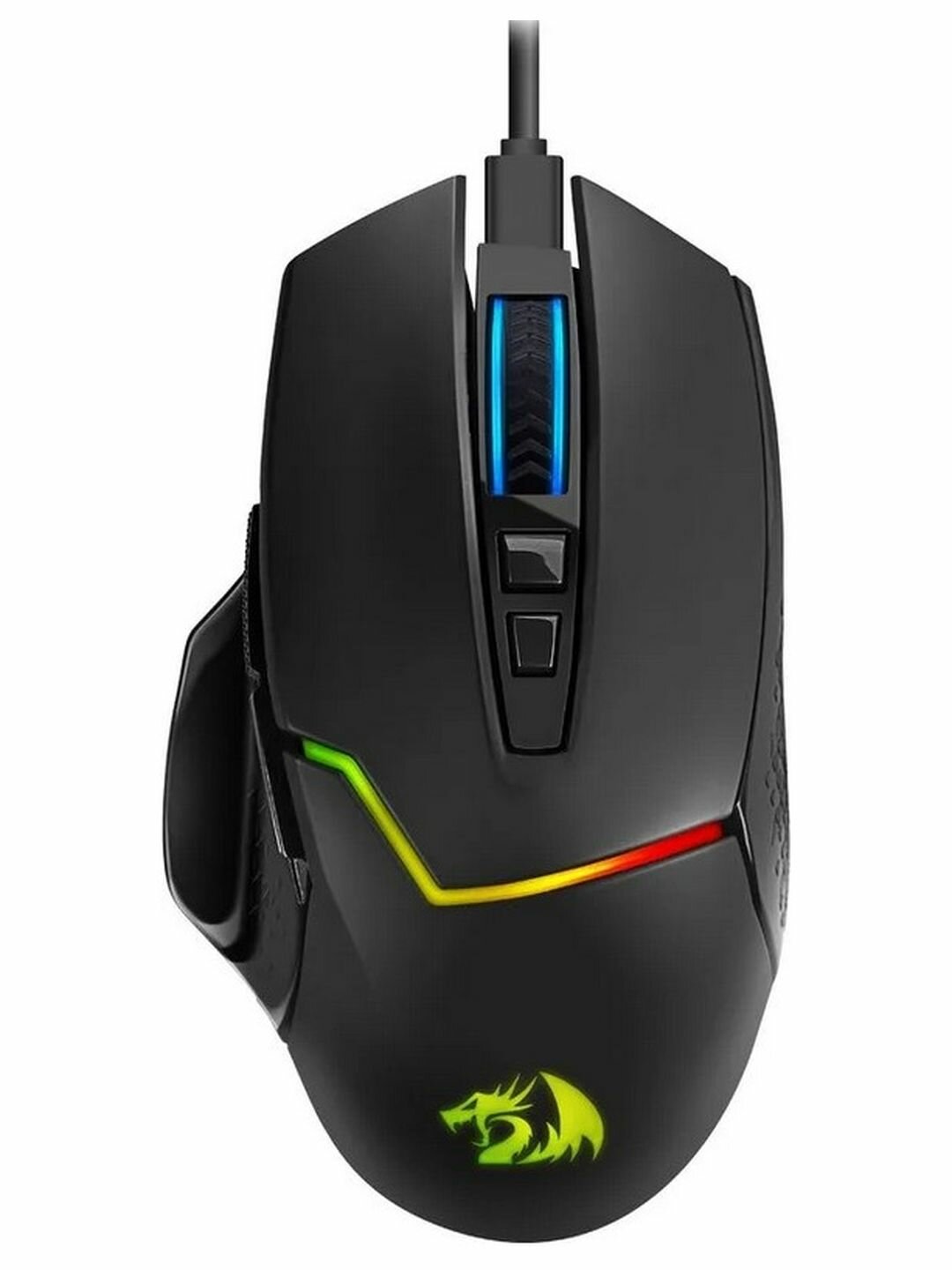 Мышь игровая DEFENDER Mirage Pro, беспроводная, RGB подсветка, 2.4 ГГц, 8000 dpi, черный