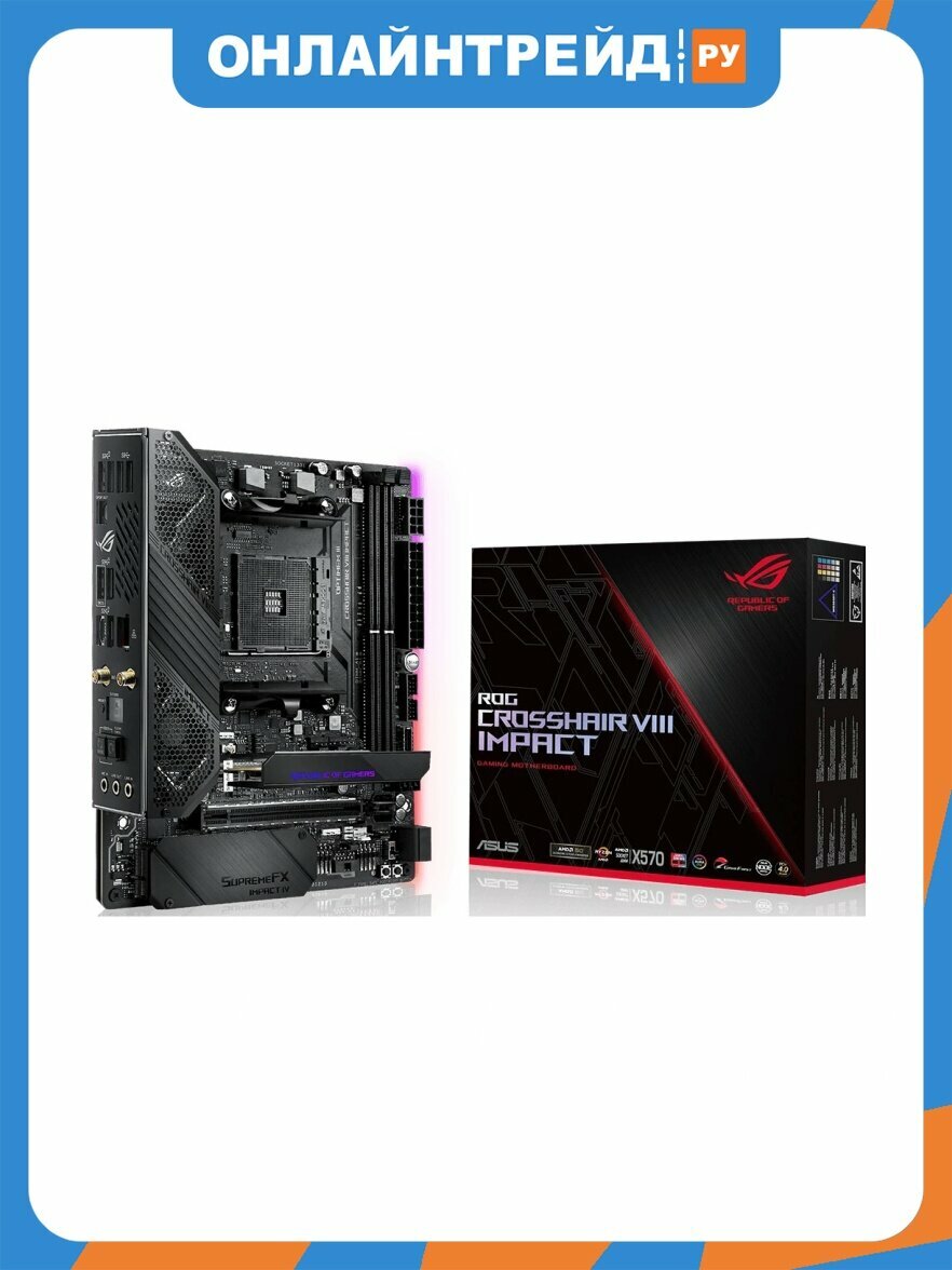 Материнская плата Asus ROG CROSSHAIR VIII IMPACT (AM4, Mini-DTX)