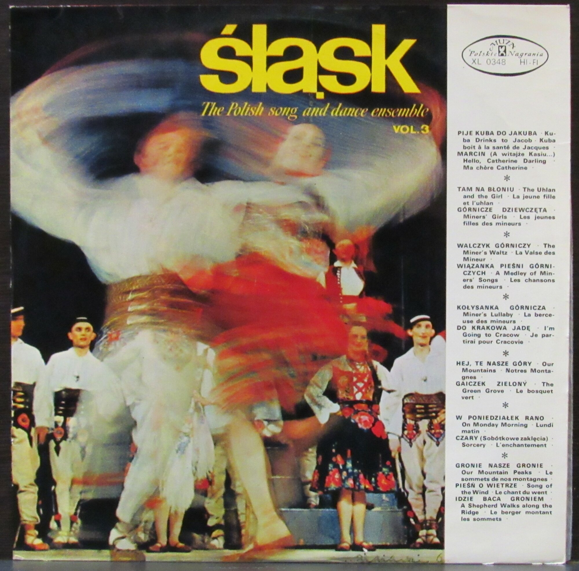 Slask "Виниловая пластинка Slask Polish Song And Dance Ensemble Vol.3"