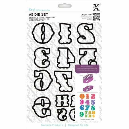 Набор ножей docrafts "Xcut", Цифры, для вырубки, 16 шт