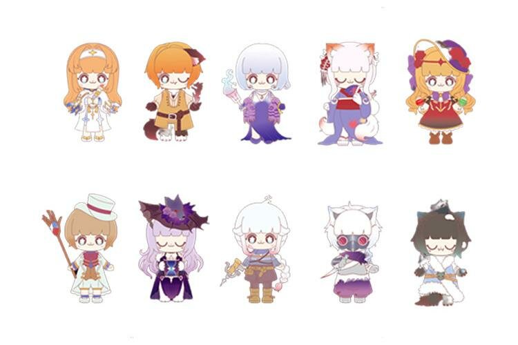 Фигурка унисекс 52TOYS KIMMY&MIKI Werewolf The Game Collection 2, Full Box 10 Pcs