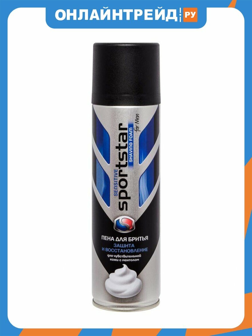 Пена для бритья Sport Star Sensitive, 200 мл