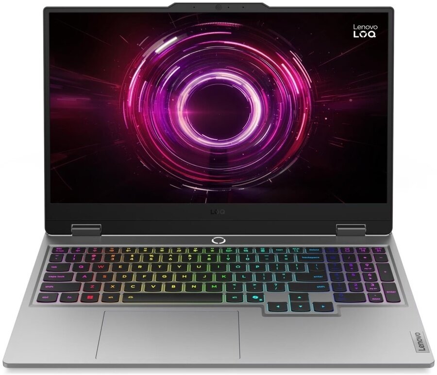 Ноутбук Lenovo LOQ 15AHP10 Ryzen 7 250/32Gb/1Tb SSD/RTX 5060 8Gb/15.6"/IPS (1920x1080) 144Hz/WiFi/BT/DOS/Luna Grey (83JG009ERK)