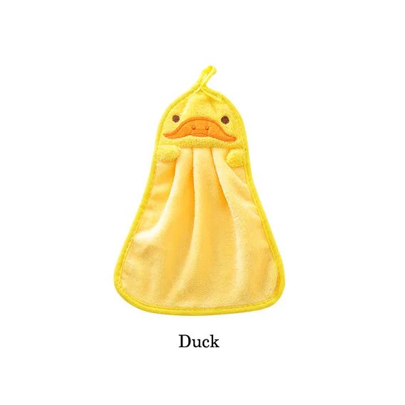 Детское полотенце Duck, желтый коралловый флис