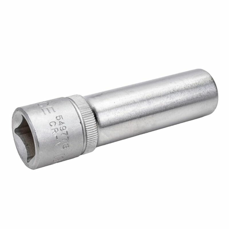 Головка торцевая глубокая 1/2" 12-гранная, 13 мм, L77 мм, Force 5497713