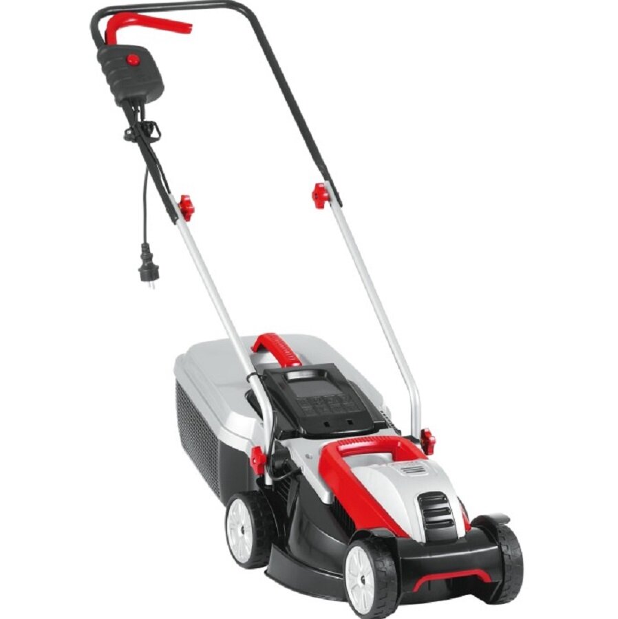 Газонокосилка электрическая GEOS Comfort 32 E 212805, 1000 Вт с травосборником 30 л