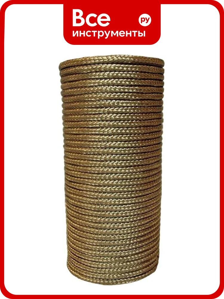 Базальтовый шнур BASFIBER диаметр 10 мм, длина 25 м, огнеупорный, 700C, уплотнительный Шнур 10-25 для монтажа вентиляции