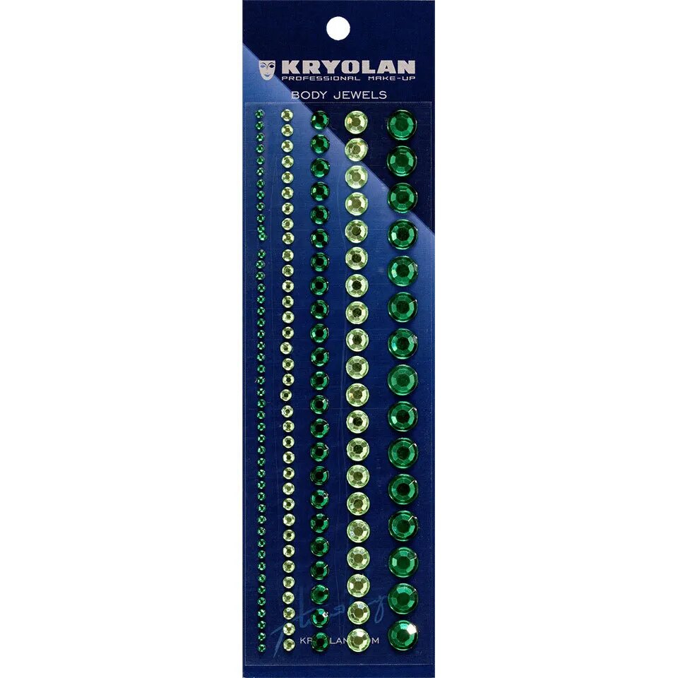 KRYOLAN Набор из самоклеящихся страз/Body Jewels