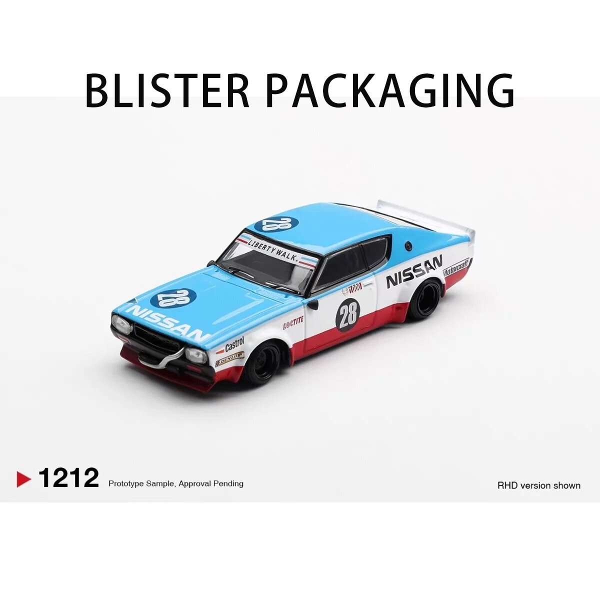 Коллекционная модель автомобиля TSM MODEL Nissan Skyline Kenmeri Liberty Walk 1:64