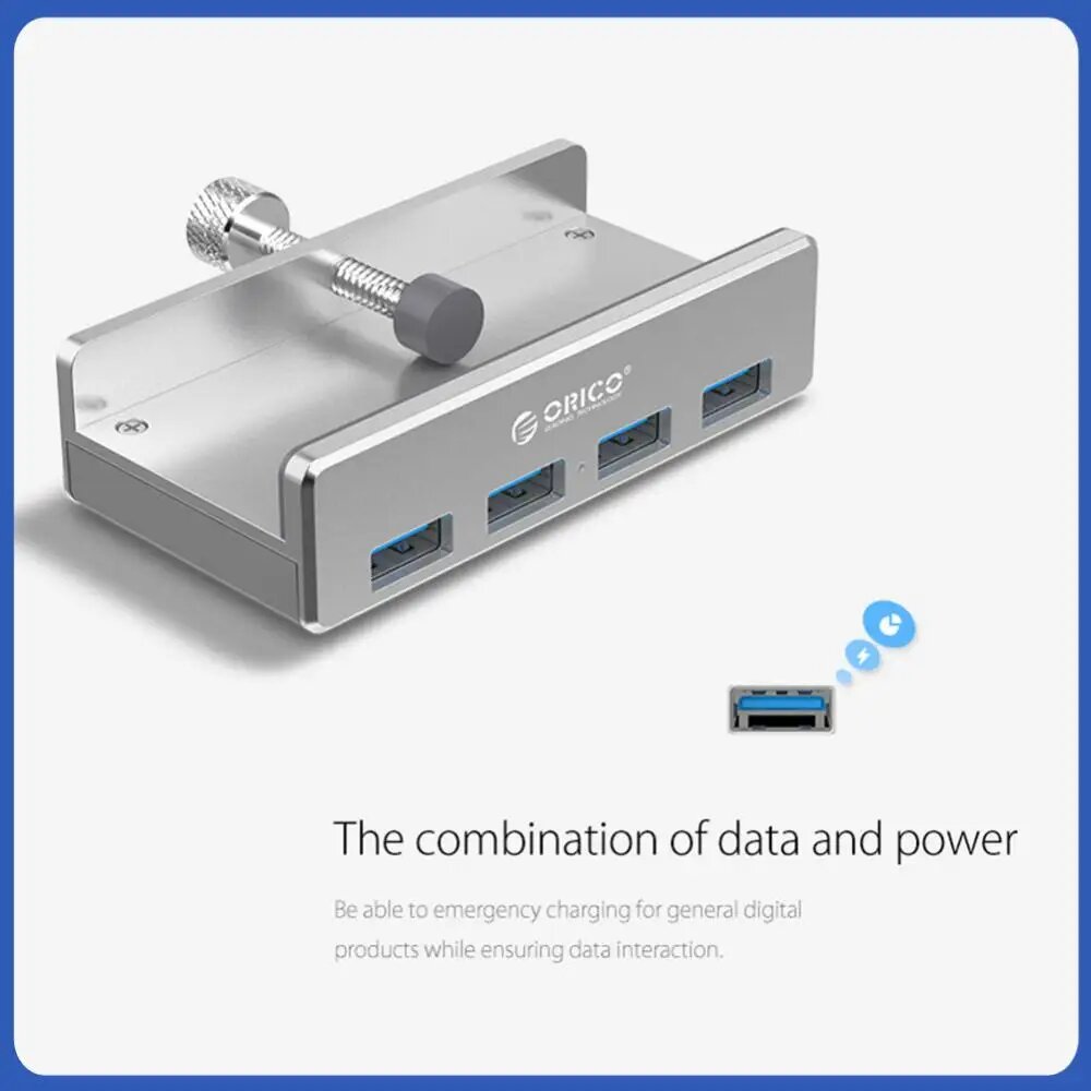 ORICO MH4PU USB 3.0 HUB серебристый
