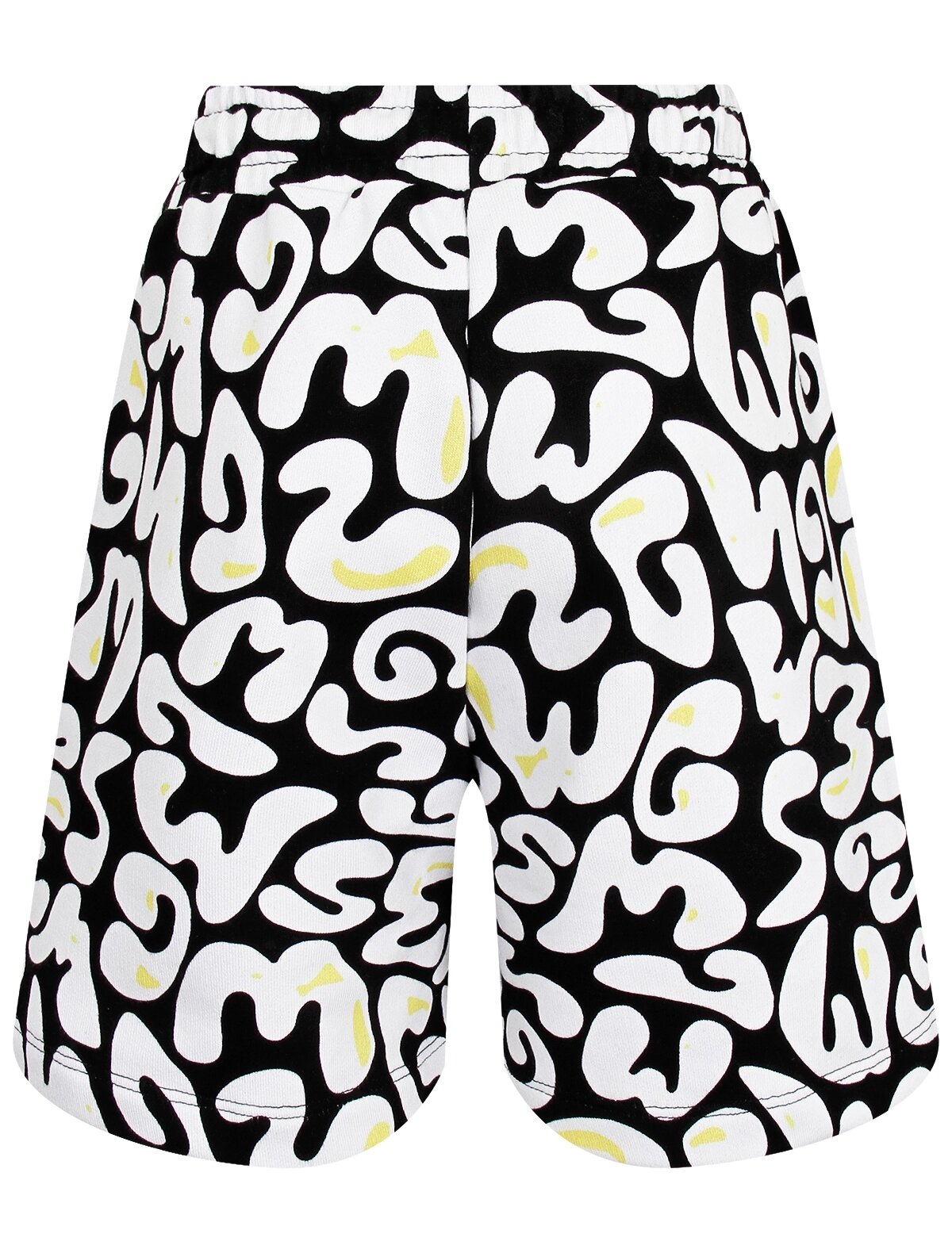 Шорты MSGM, размер 12 лет, черный/белый — фото 1