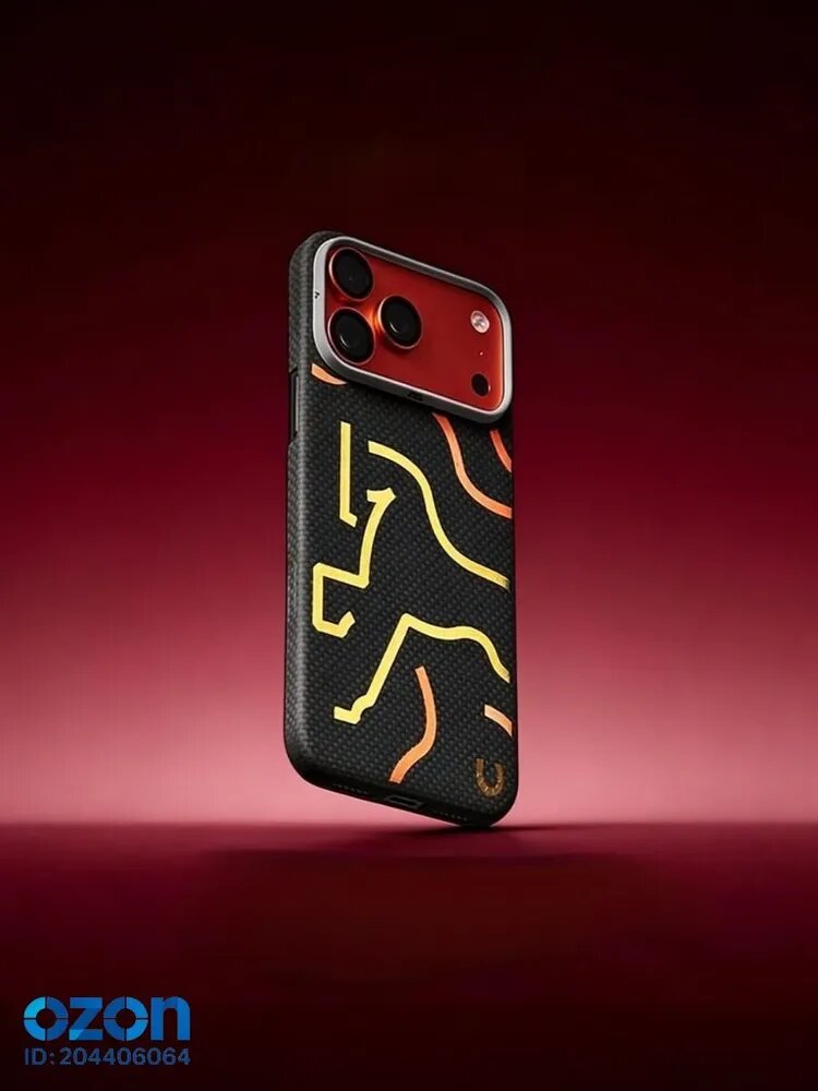 Чехол AIRITY Year of the Horse Limited Edition для iPhone 17 Pro Max Магнитный MagSafe, Сверхпрочный, Ультратонкий Кевларовый