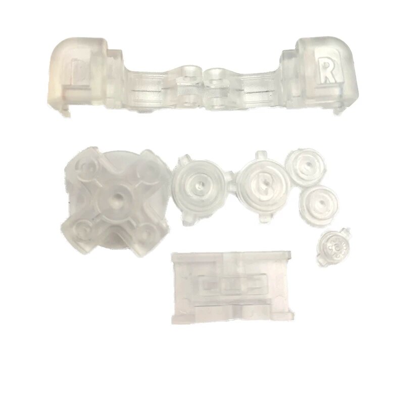 Комплект кнопок для Game Boy Advance SP Белый, 5Set, Clear