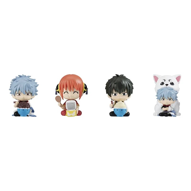 Мини-фигурки Gintama Bandai, набор 4 стиля