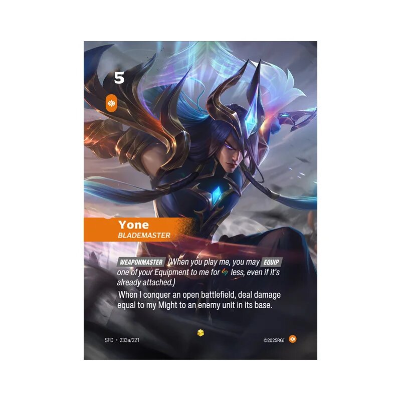 Коллекционная карта Bandai League of Legends DIY Skins Drakbringer, Tryndamere, Lillia, Lee Sin, Draven, Vayne, Aphelios, Yone, Karma