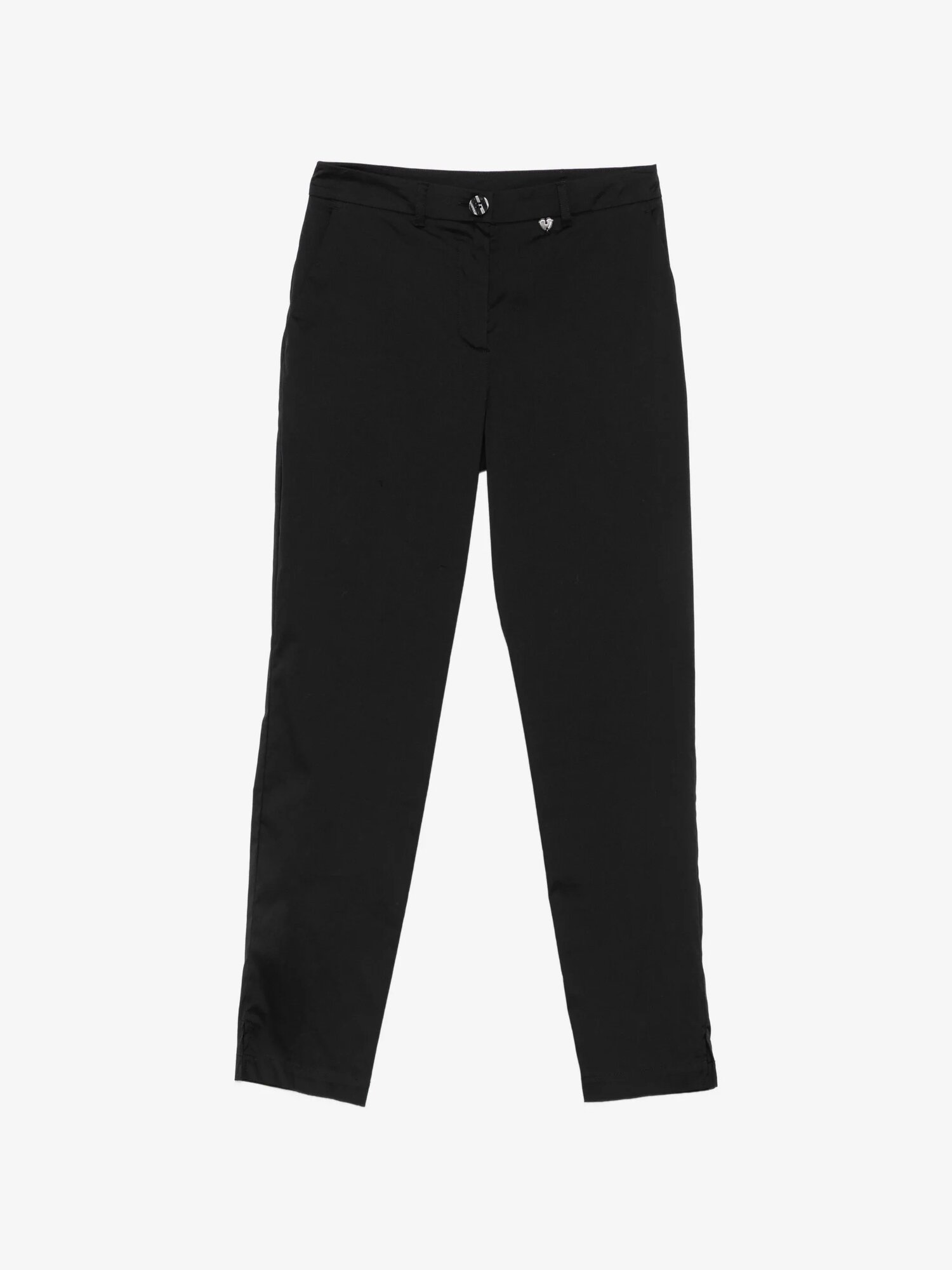 Брюки Heart-plaque slim-fit trousers