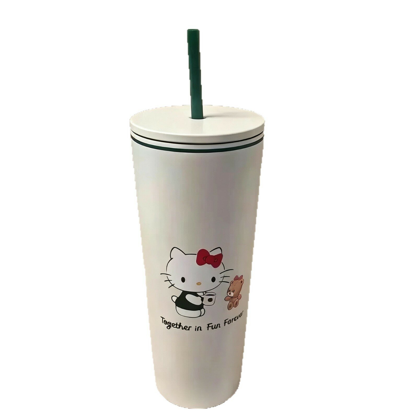 Кружка для кофе/дорожная кружка Starbucks Hello Kitty из нержавеющей стали. — фото 1