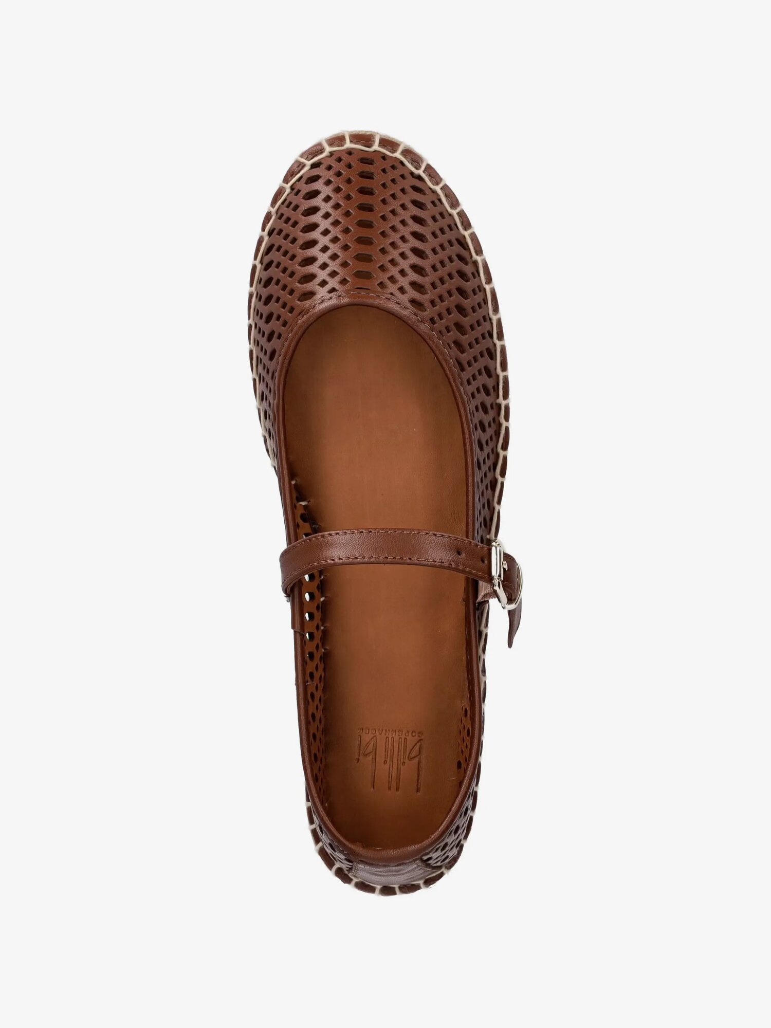 Эспадрильи BILLI BI Perforated leather espadrilles, размер 41 — фото 1