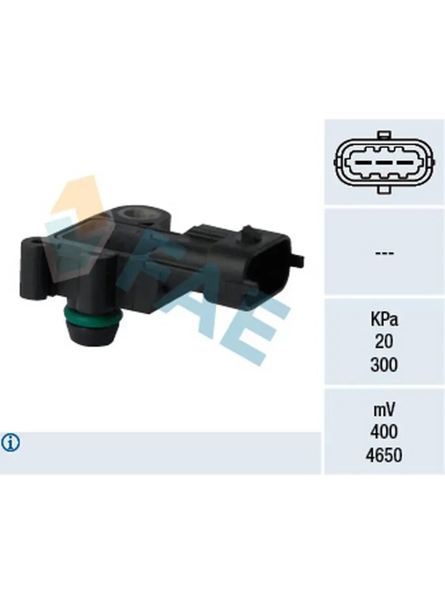 Датчик давления наддува Ford 3 контакта 300кПа