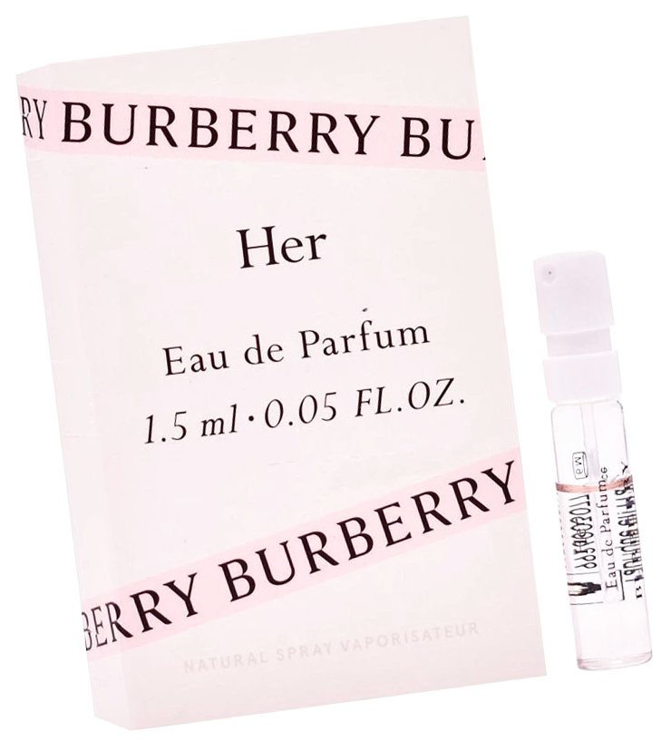 Сэмпл Burberry Her Eau De Parfum 1.5 мл / женский аромат Барбери Хёр