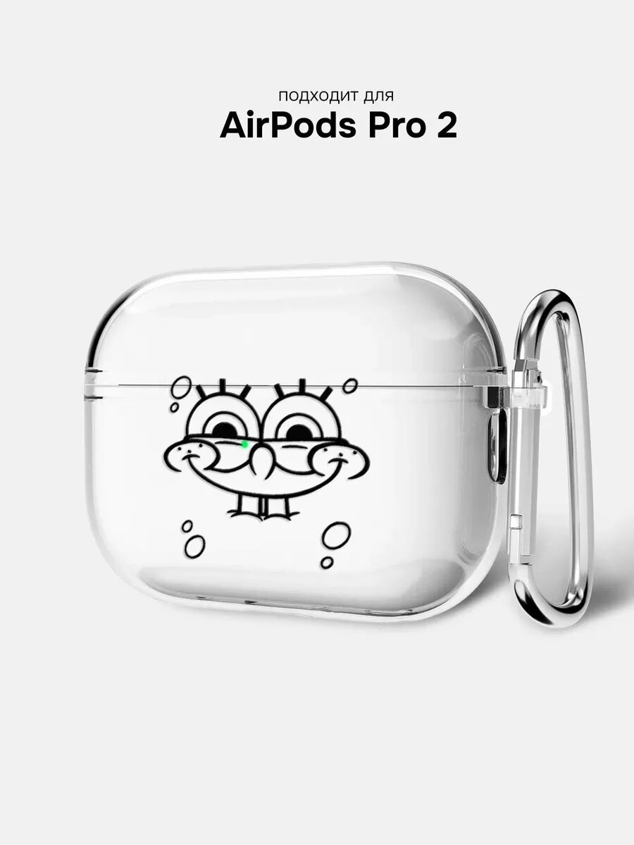 Чехол на AirPods Pro 2 спанч боб