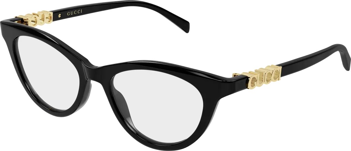 Оправа Gucci GG2034O 001, тип оправы ободковая, материал оправы пластик, пол женские, форма оправы кошачий глаз