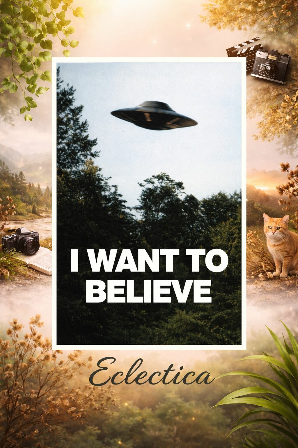 Постер "I Want to Believe", 29.7х42см, А3, глянцевый