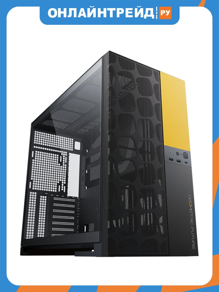 Корпус Geometric Future Model 5 Vent Black Yellow (1AM5VTBY00100)