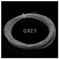 Птфэ посеребренный провод 1 метр Серый, Grey, 0.12 mm2