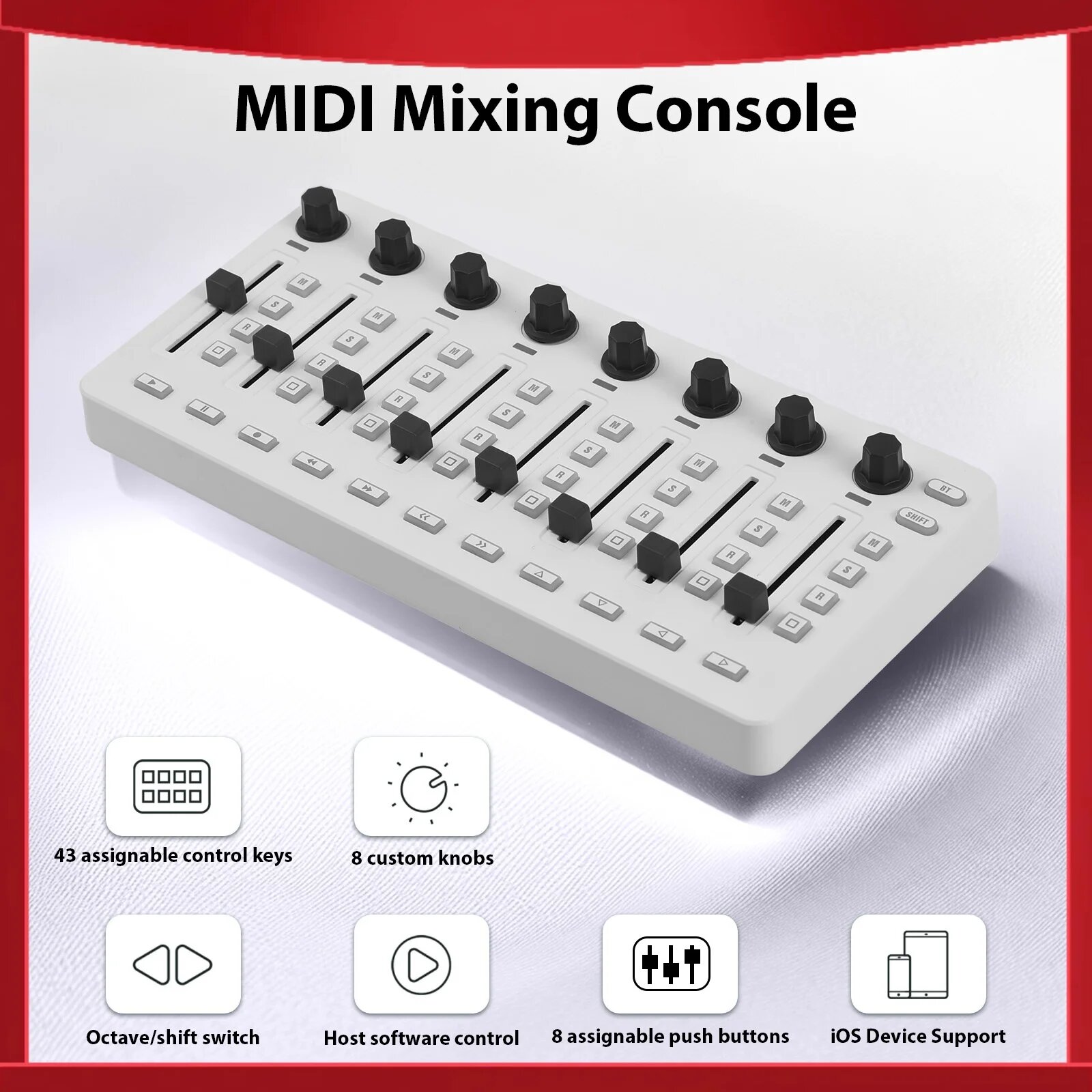 MIDI контроллер-микшер Bluetooth — фото 1