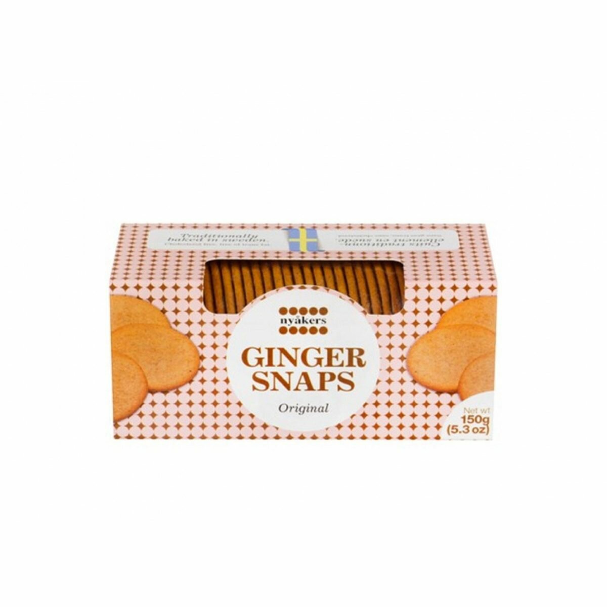 Печенье песочное Nyakers Original имбирное постное 150г