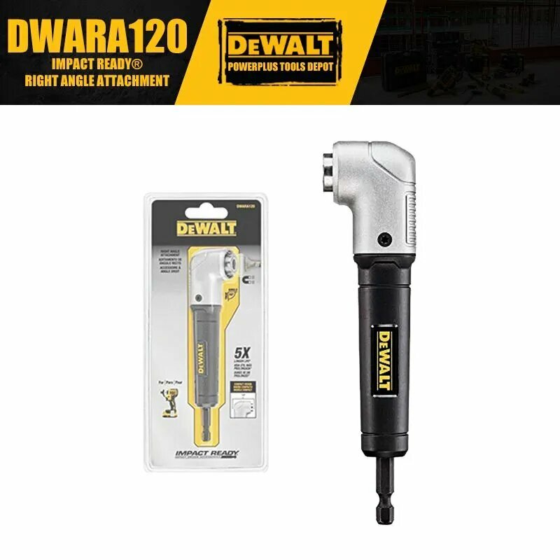 DEWALT DWARA120 Ударное Крепление С Прямым Углом Аксессуары Для Инструментов