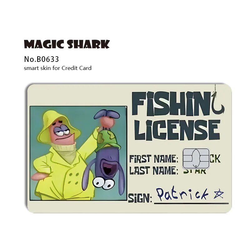 Скин для карты Magic Shark, №B0633