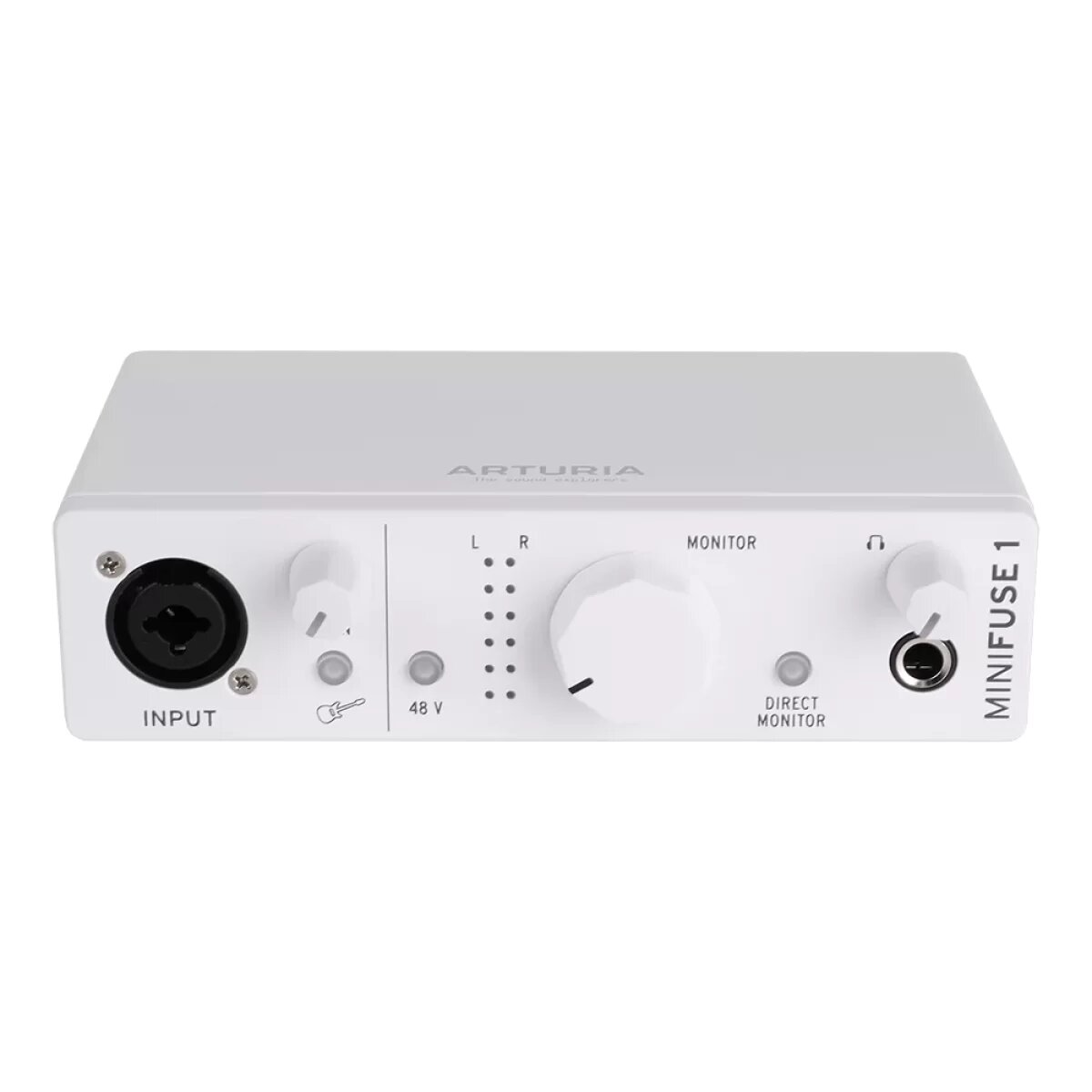 Аудиоинтерфейс Arturia MiniFuse 1 White [24бит/192кГц, USB, 1х2]