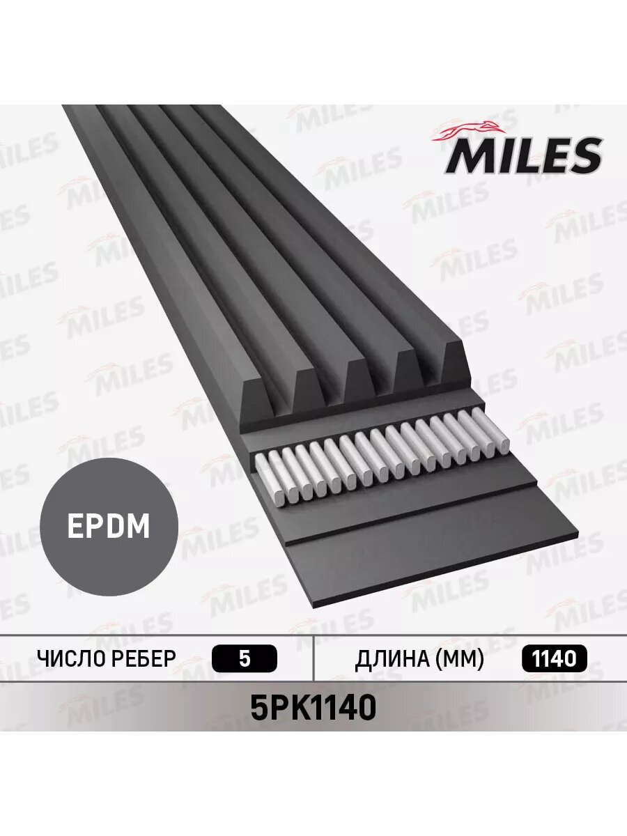 Ремень поликлиновой 5PK1140