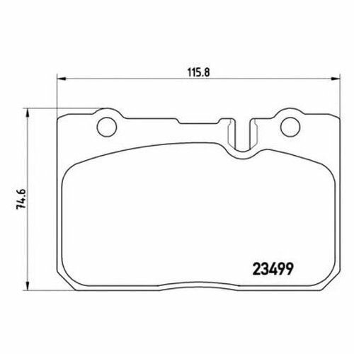 Колодки тормозные Brembo p83039 для Lexus LS; Toyota Celsior, Century