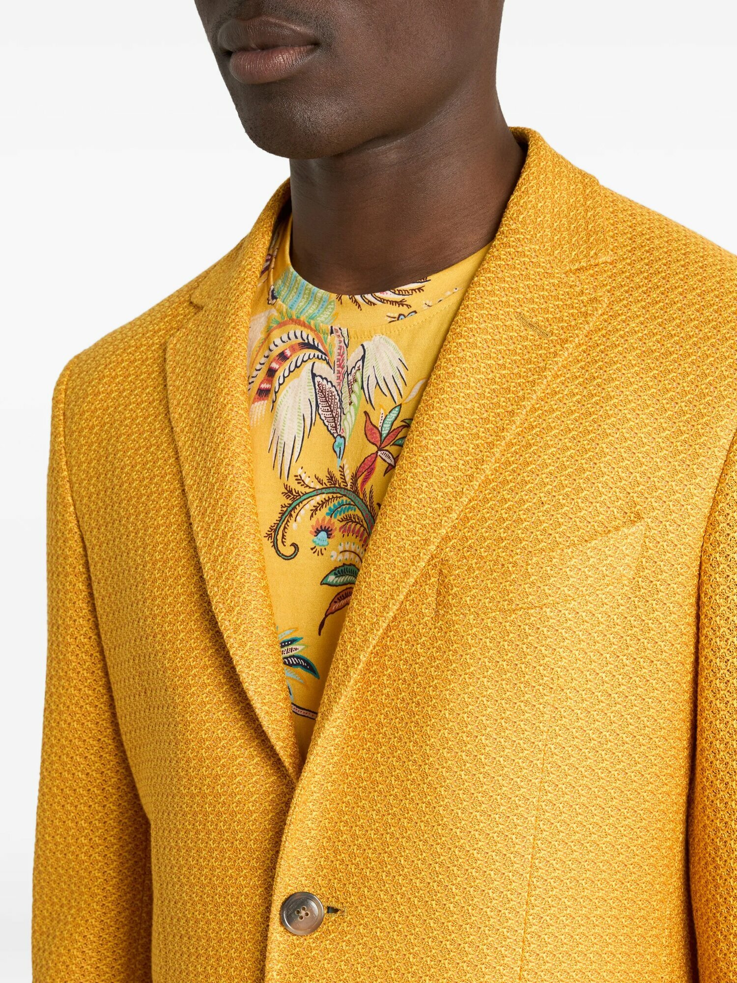 Пиджак ETRO, размер 54, yellow — фото 1