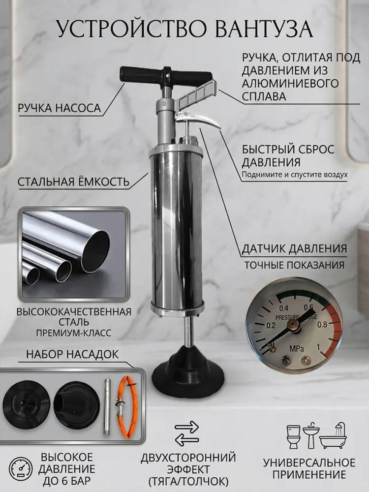 Вантуз Пневматический — фото 1
