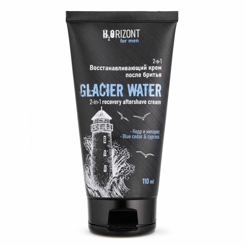 Vilsen Крем после бритья 2 в 1 Glaciar Water, восстанавливающий, 110 мл