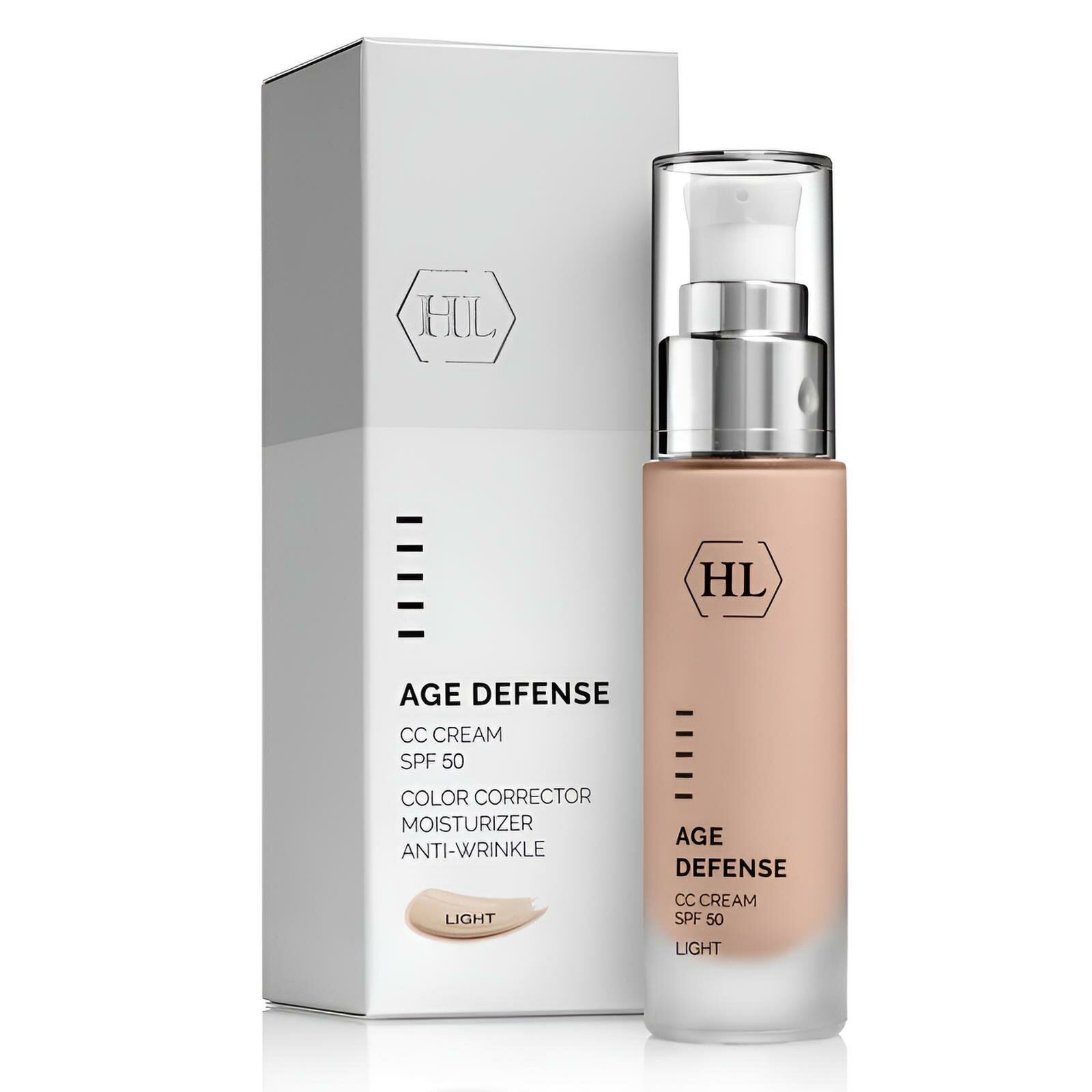 Крем HOLY LAND Корректирующий (светлый) для всех типов кожи CC Cream SPF 50 Light, 50 мл