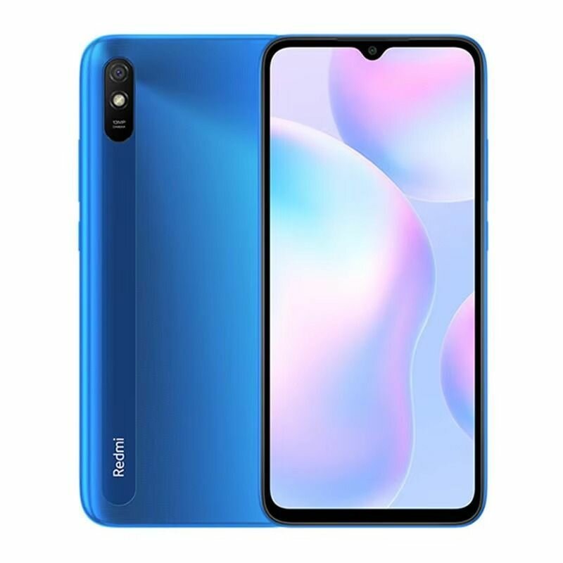 Xiaomi Мобильный телефон Оригинальный Смартфон Redmi 9A глобальная версия 2гб 32гб мобильный телефон Helio G25 Octa Core 13МП 5000mAh 6,53 дюйма MTK, синий